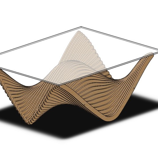 Download STL file Parametric Table V • 3D print template ・ Cults