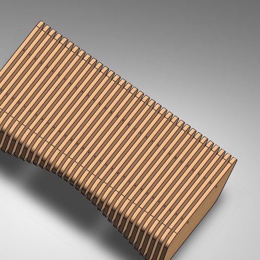 Download STL file Parametric Bench • Model to 3D print ・ Cults