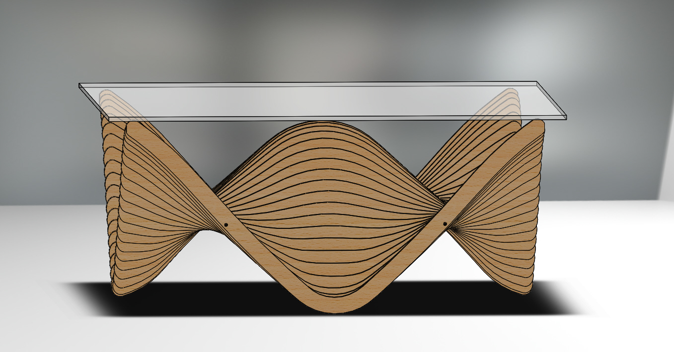 3D file Parametric Table V 🎨・3D printable model to download・Cults
