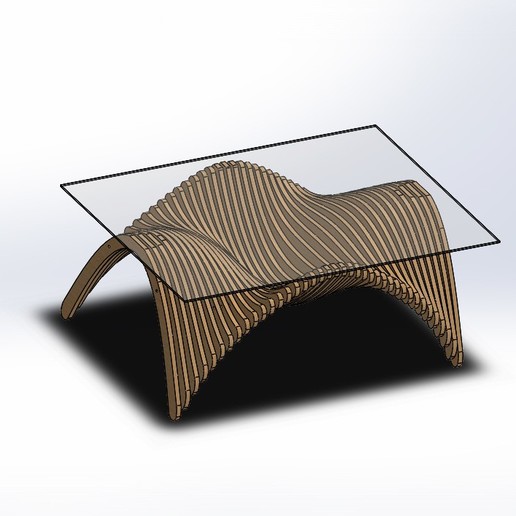 Download 3D model parametric design table ・ Cults