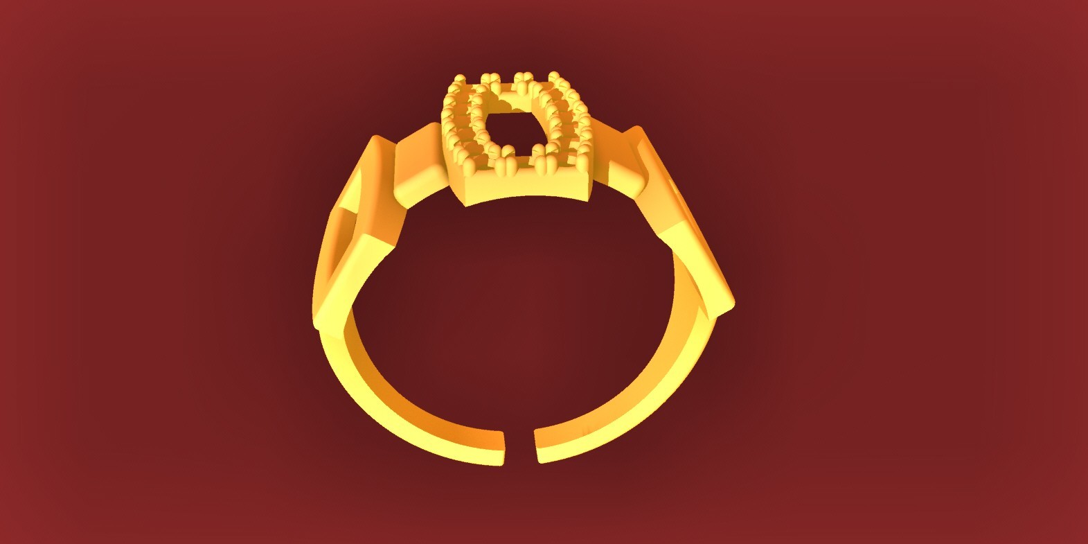 STL file monarch ring・3D printer design to download・Cults