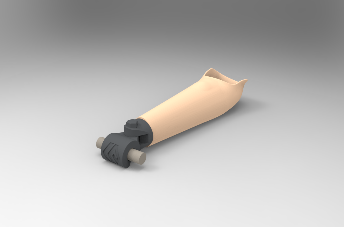 Free STL file Prosthetic hand terminal device - for cycling・3D ...