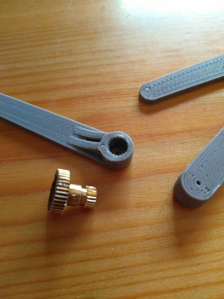 Free STL file Long arm for 9-gram servo・3D printable design to download ...