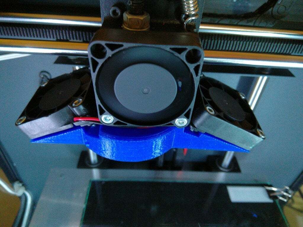 Free STL file Fan Duct for CraftBot + 🔧・3D printing template to ...