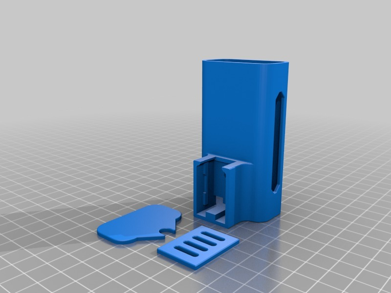 Free STL file Power bank case for two 18650 Li-Ion・3D printable model ...
