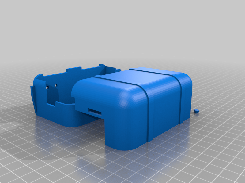 Free STL file Battery or accessories box for 6x4 truck (Volvo ...