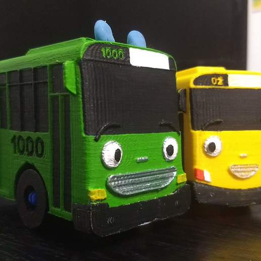 Download STL file Green little bus ・ Cults