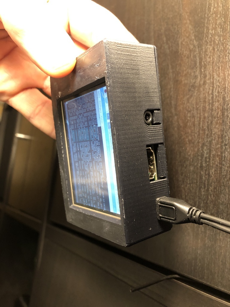 Free 3D file Rasberry PI 2.8" screen chassi・3D printing template to ...