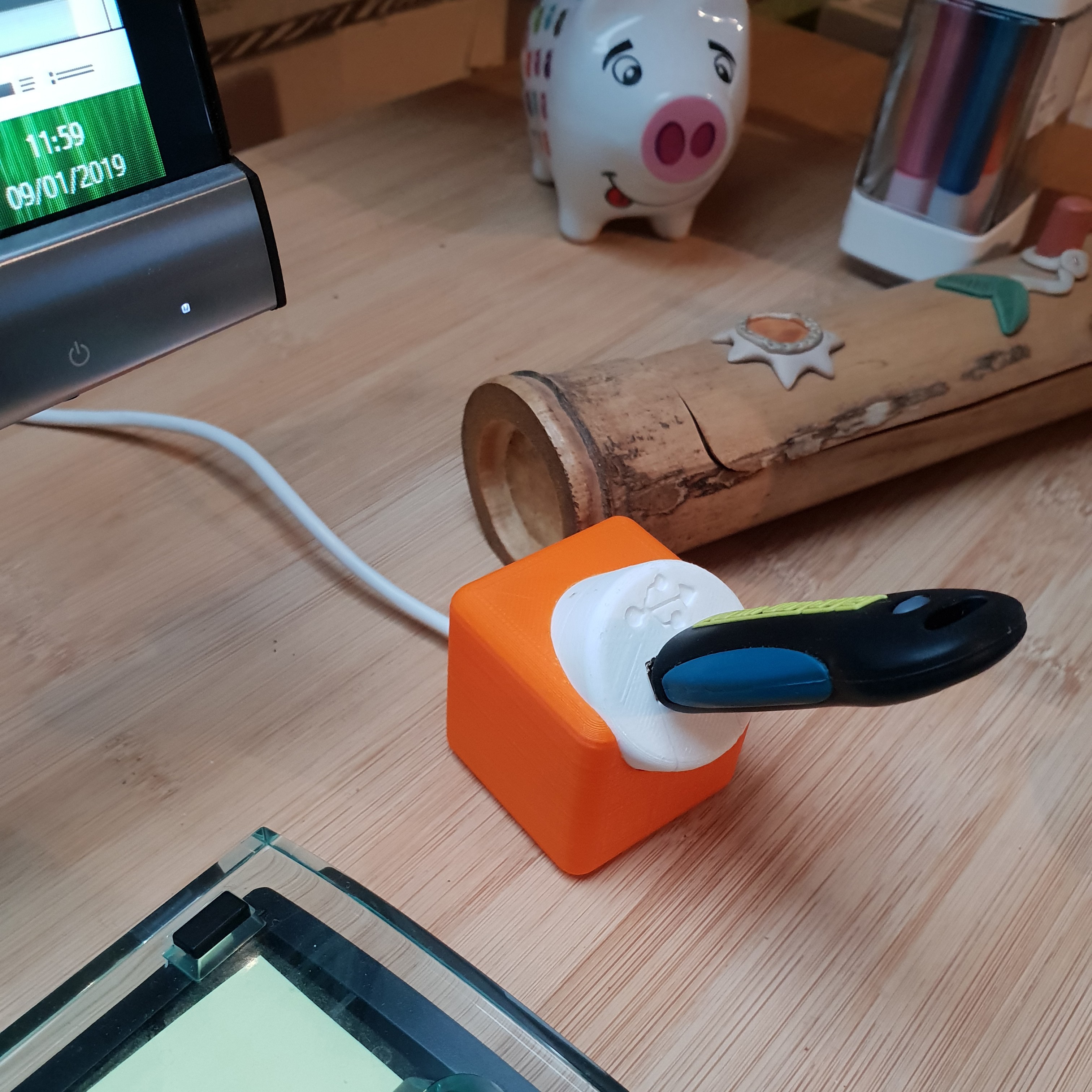 STL file USB Extension Block - Extension for USB key・3D printing design ...