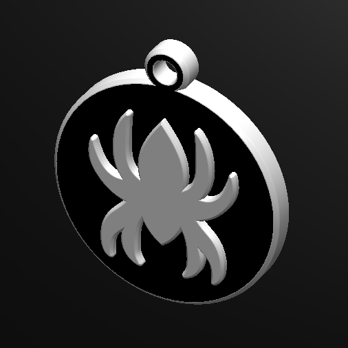 Free STL file KEYCHAIN Spider no.3・3D printable model to download・Cults