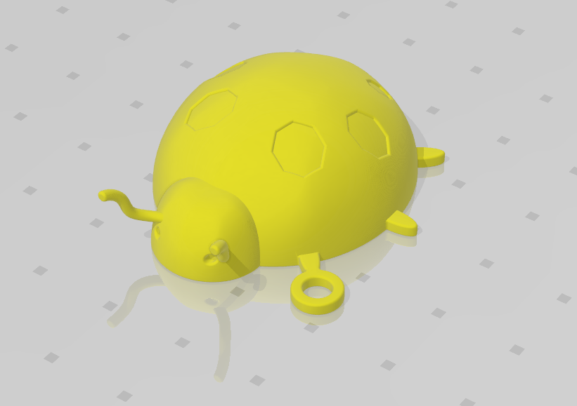 Free STL file KEYCHAIN The Lady Bird No.2・3D printing idea to download ...