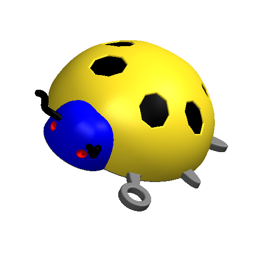 Free STL file KEYCHAIN The Lady Bird No.2・3D printing idea to download ...