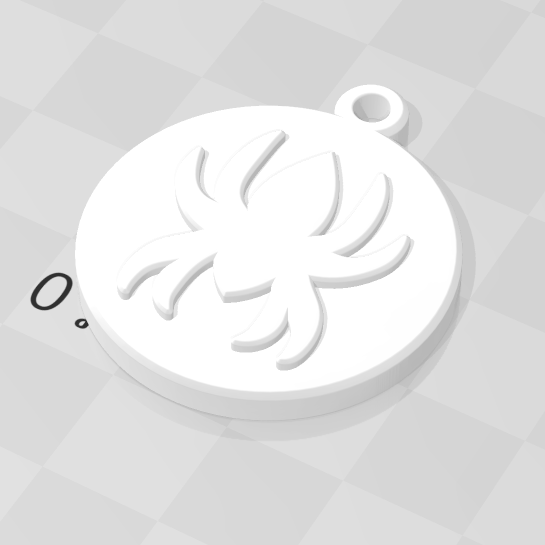 Free STL file KEYCHAIN Spider no.3・3D printable model to download・Cults