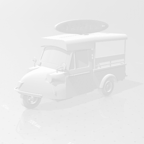 Download 3D printing models TUK TUK 3 WHEEL CAR ・ Cults