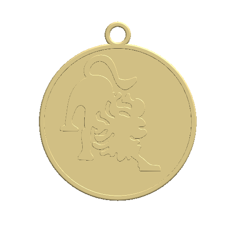 STL file KEYCHAIN Leo Zodiac 🗝️・3D print design to download・Cults