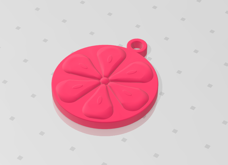 STL file KEYCHAIN Cute Flower・3D print design to download・Cults