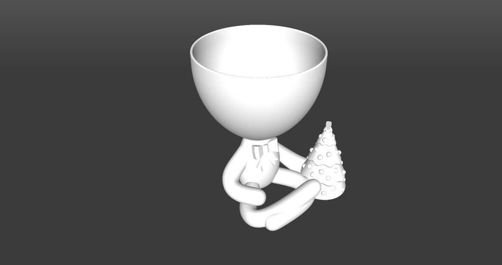 STL file Robert Planter Christmas Tree 🪴・Template to download and 3D ...