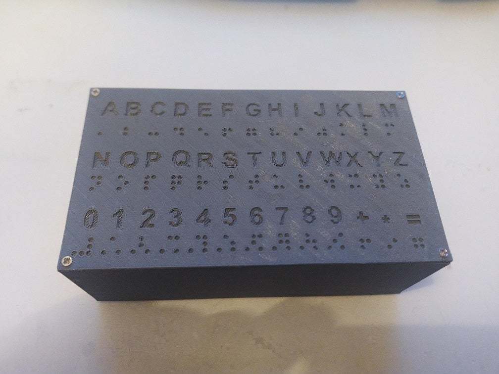 Free STL file Braille Box・3D printer design to download・Cults