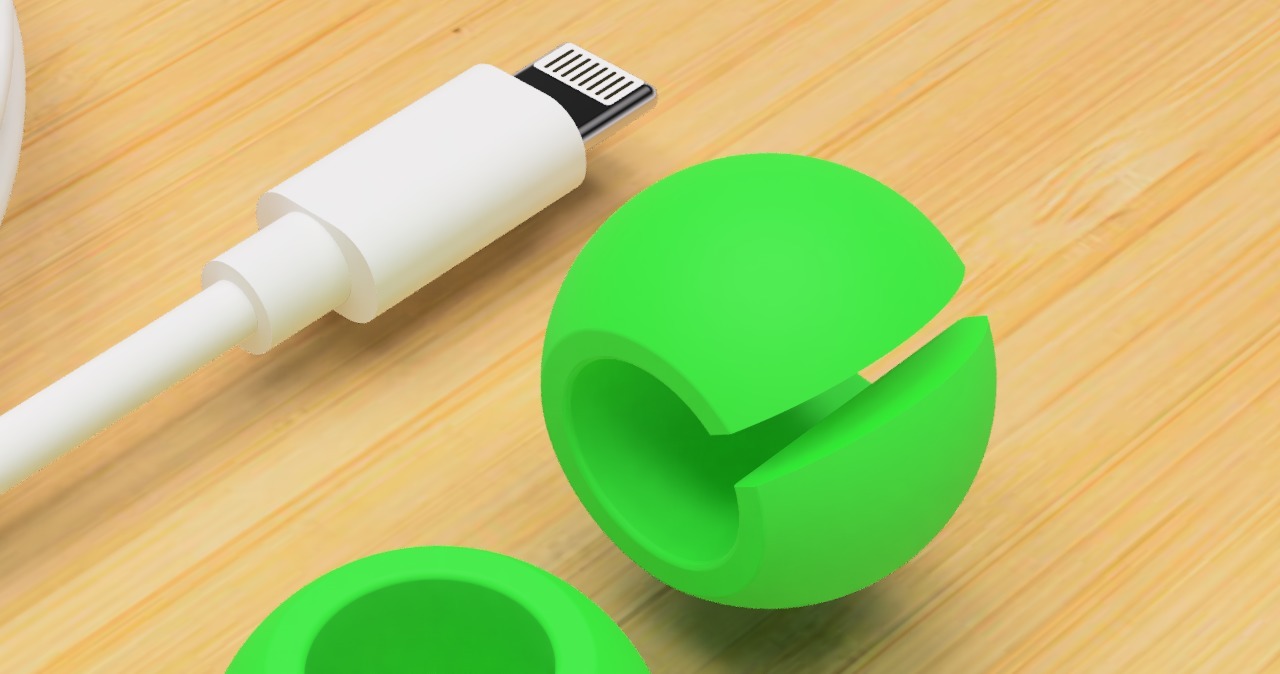 Free STL file USB holder of mobile sphere・Object to download and to 3D ...