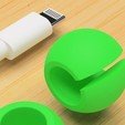 Download free STL file USB holder of mobile sphere • 3D printing ...