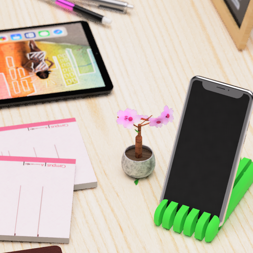 Download free STL file Cellphone stand 2 • Template to 3D print ・ Cults