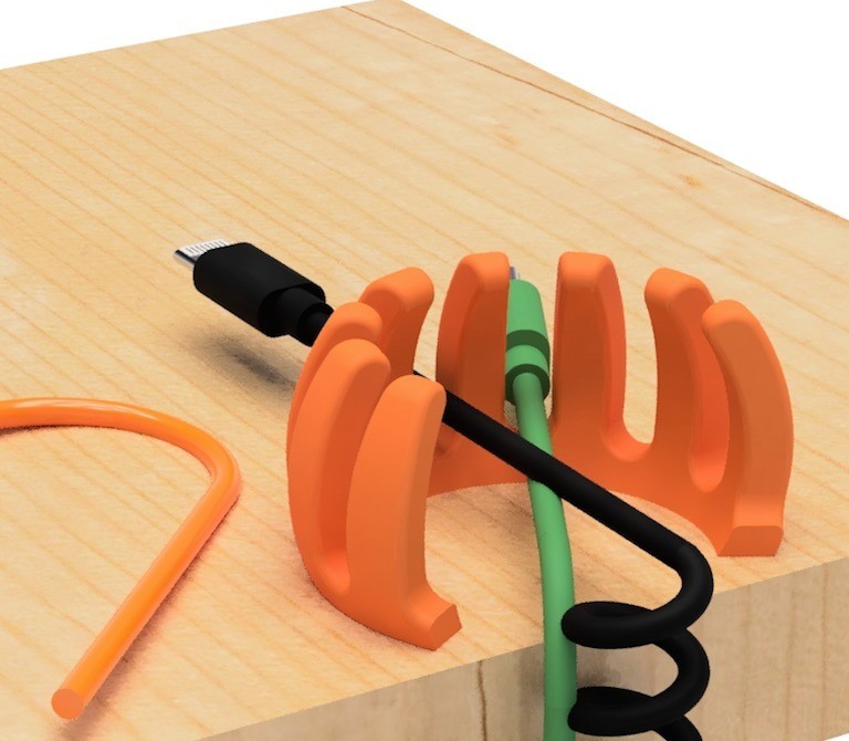 Download free STL file USB holder of Orange type • 3D printing design ...