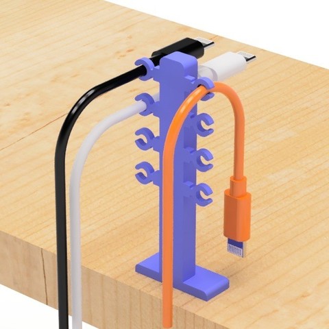 Download free STL files USB cable holder (Hold type) ・ Cults