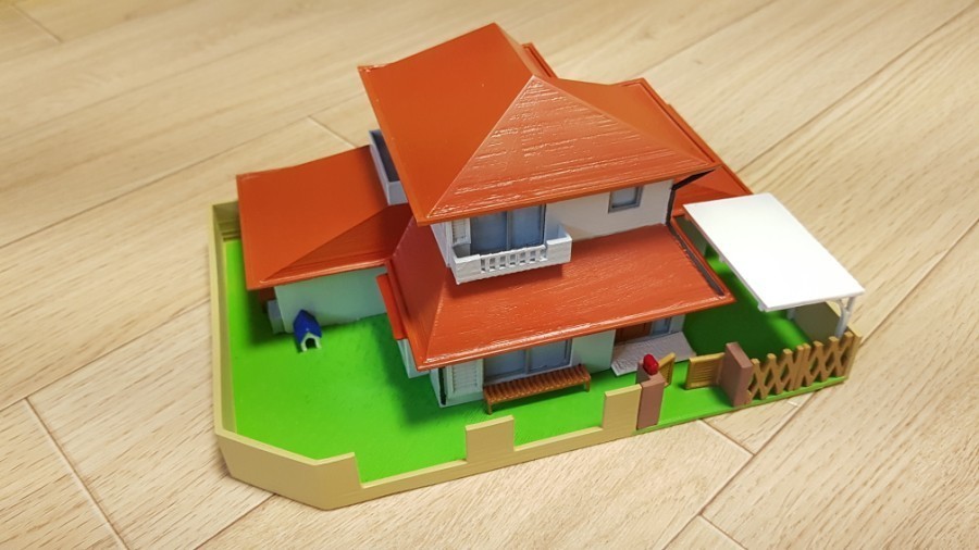 3D file House of Crayon Shin-Chan / 짱구네 집 /さいづち家 🏠・3D printable model ...