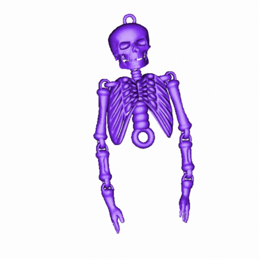 Download STL file mermaid skeleton • 3D printer object ・ Cults