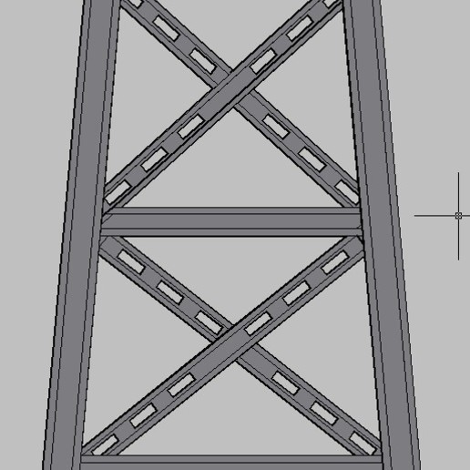 Download free 3D printing models HO scale iron pillar Bridge ・ Cults