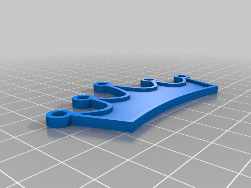 Free 3D file 2D Princess Crown・3D print design to download・Cults