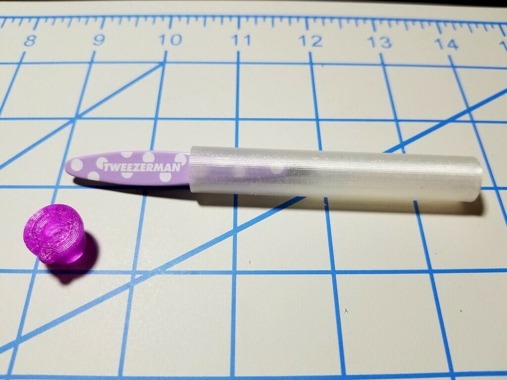 Free 3D file Tweezer Tube Container with Cap・Design to download and 3D ...