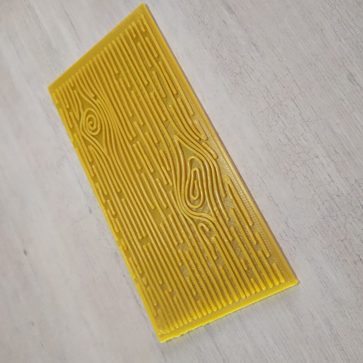 Download STL file Fondant Impression Mat - Wood • 3D printer template ...