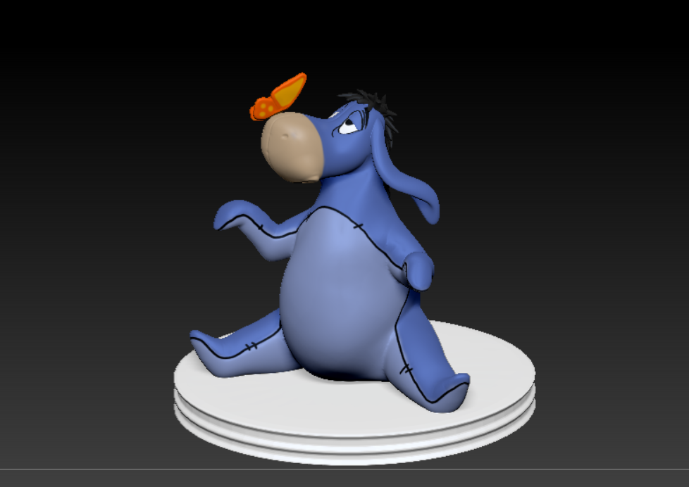 STL file Eeyore 👽・3D printer design to download・Cults