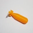 Download 3D printing designs Fallout Nuka bomb container key chain ・ Cults