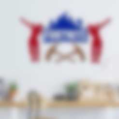 Download 3D printer templates Fortnite wall decoration ( set of 4 ...