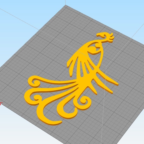 STL file Peacock wall decoration・3D printable model to download・Cults