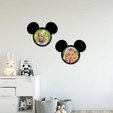 Download 3D printer templates Mickey photo frame for kids ・ Cults