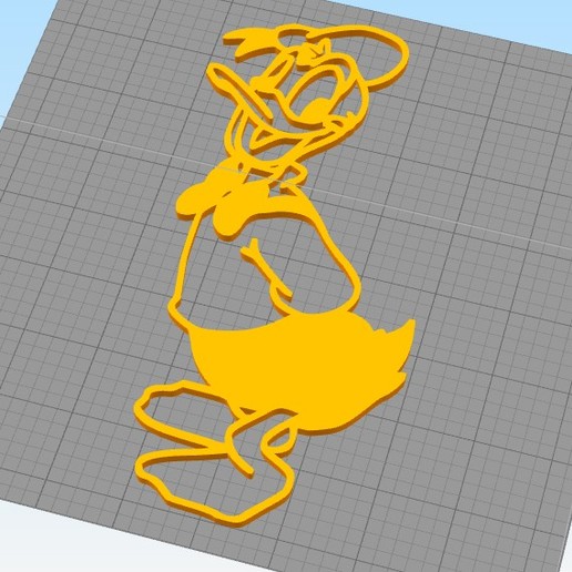 Download STL file Donald duck Kids wall art • Object to 3D print ・ Cults