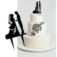 Download 3D print files MARRIAGE CAKE TOPPER ( SET OF 6 ) ・ Cults