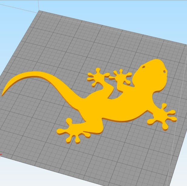 STL file Lizard for wall decoration・3D printing model to download・Cults