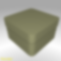Download free STL file Square Shaped Box Rounded - Small • 3D print ...