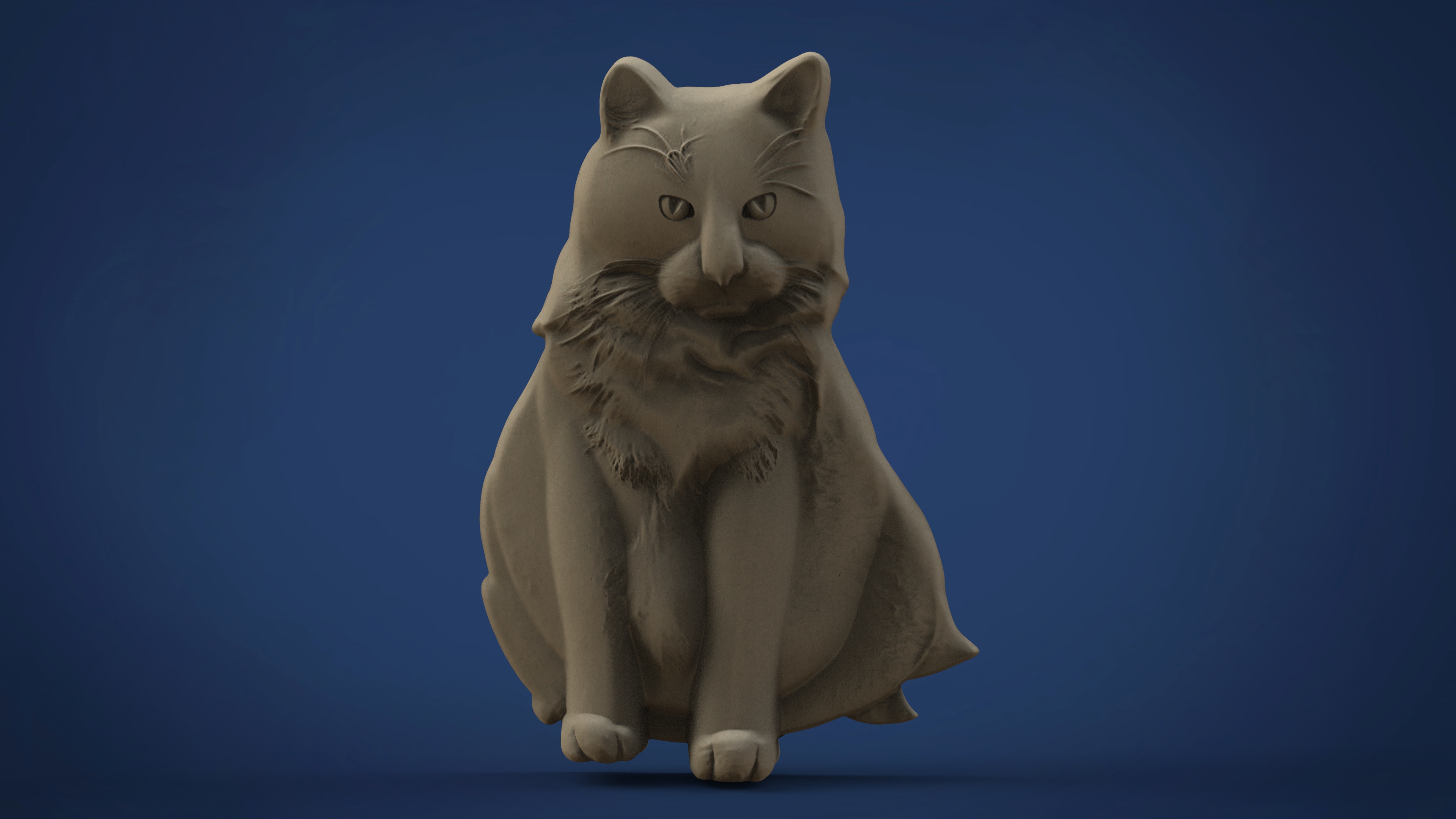 STL file cat・Model to download and 3D print・Cults