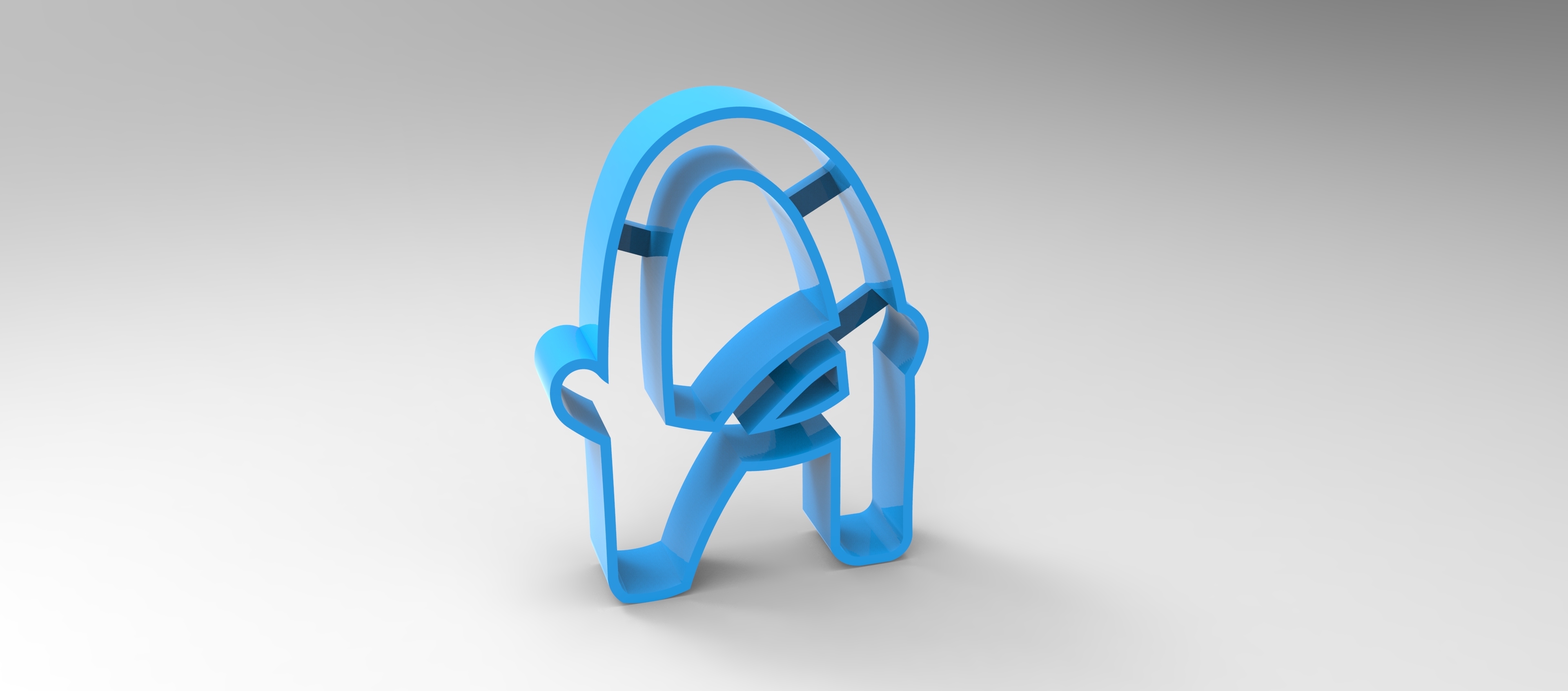 Файл STL Alphabet stamp plus fondant cutter for letter A ready for 3D ...