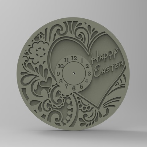 Download STL file easter clock 1 • 3D printer model ・ Cults
