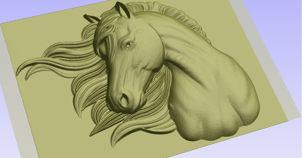 Free STL file HORSE 1・Template to download and 3D print・Cults