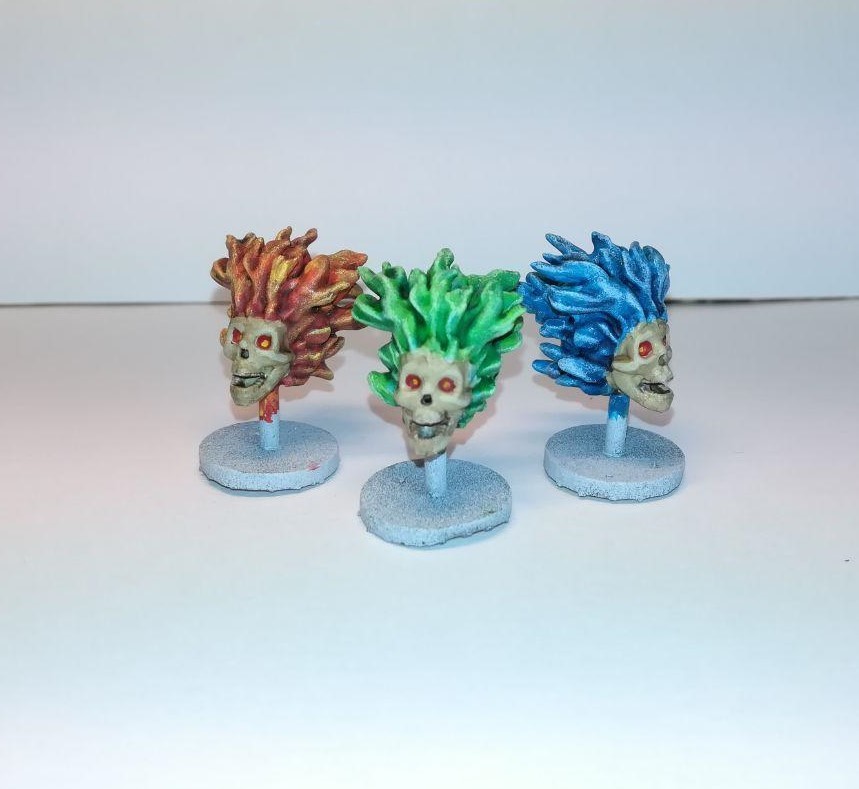 Free STL file Flaming Skull - 28mm D&D miniature・3D print design to ...