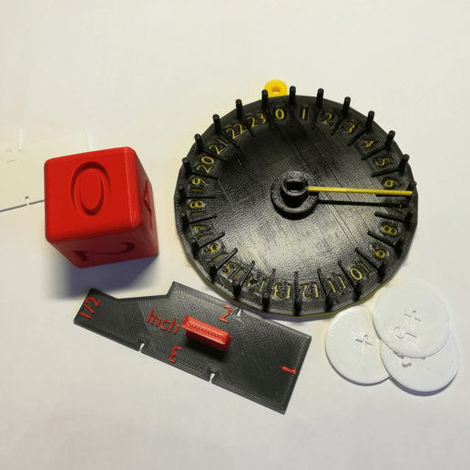 Download STL file Warhammer / Wargaming aid tools - marker, measurement ...