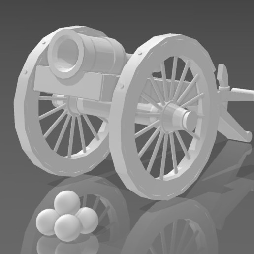 Download STL file Old Bombard • Template to 3D print ・ Cults