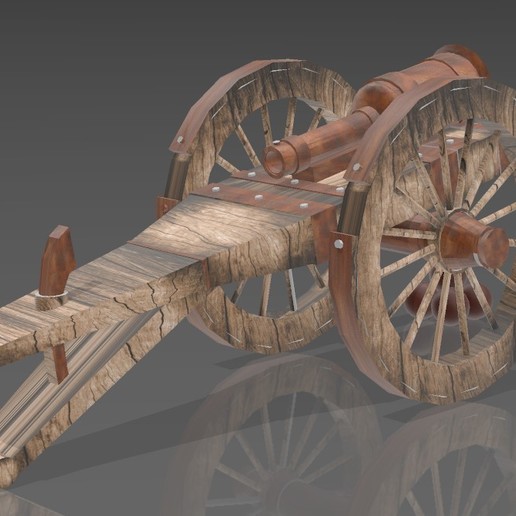 Download STL file Old Bombard • Template to 3D print ・ Cults
